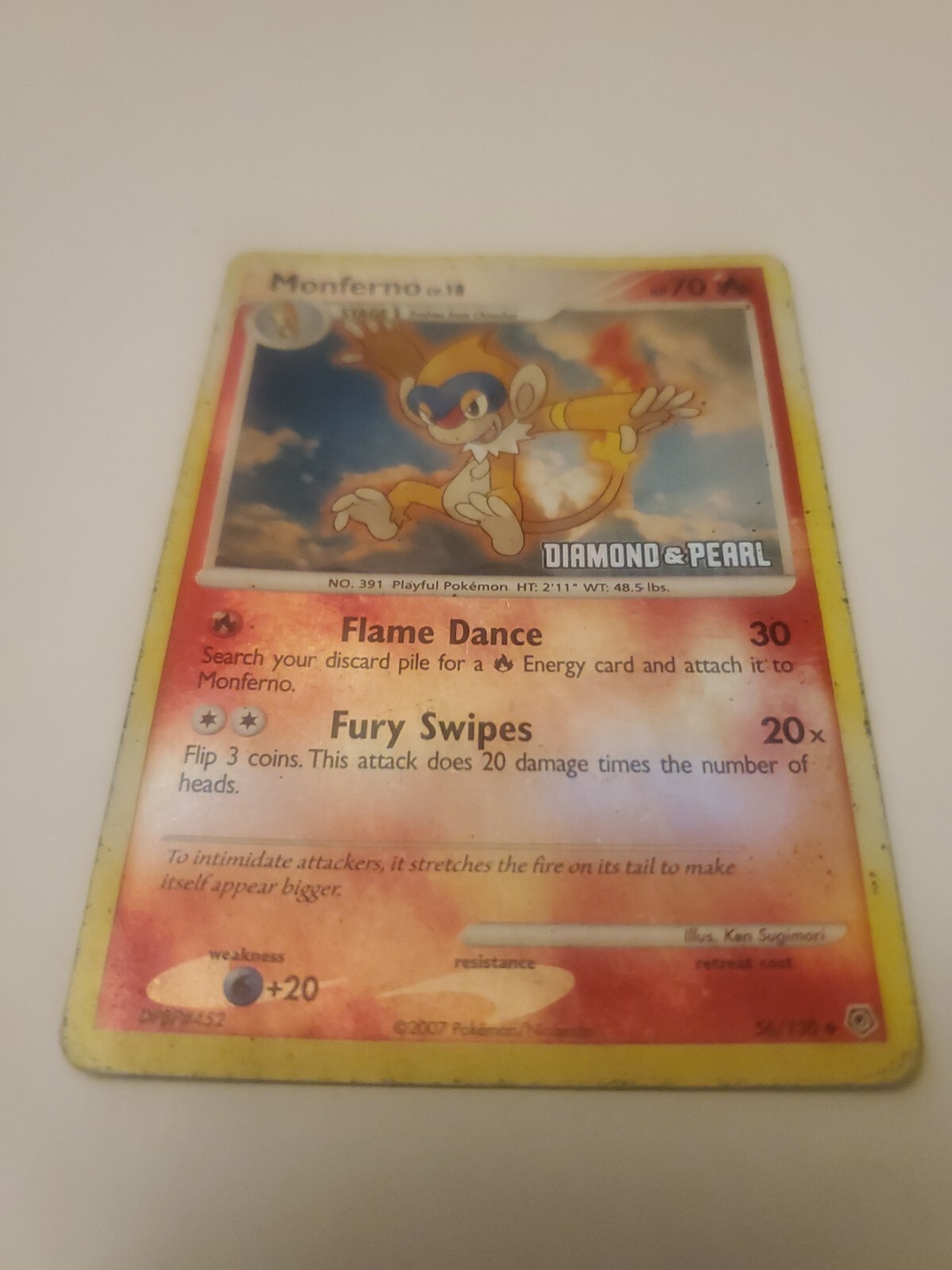 Pokémon TCG Monferno Pokemon Promos 56/130 Reverse Holo Promo Promo for ...
