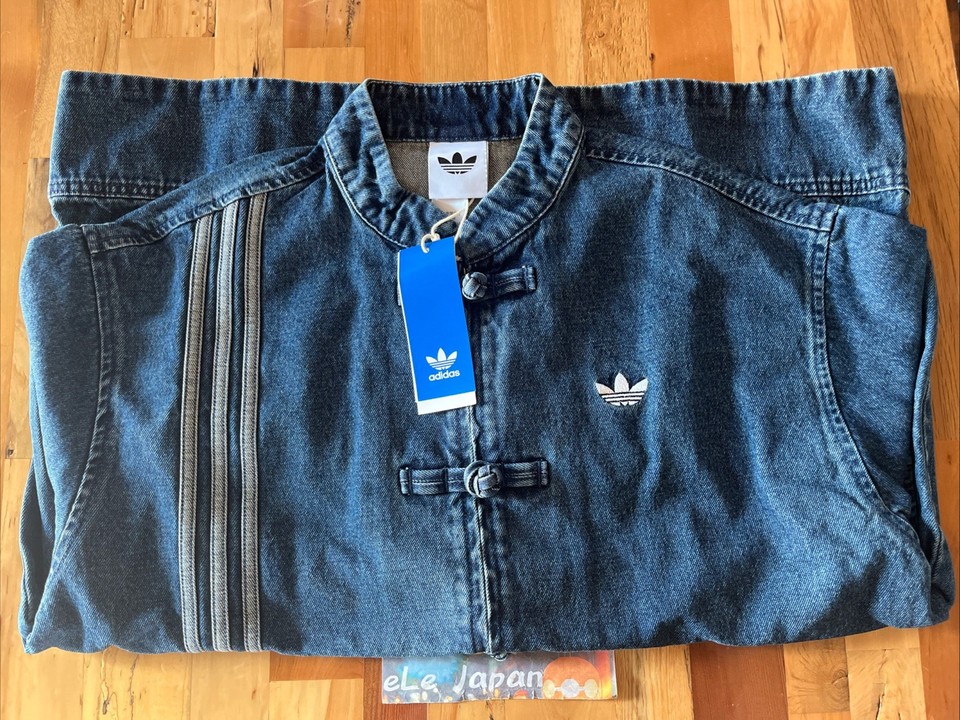 adidas Originals CTT Track Top 3.0 JZ9928 Medium Blue Denim Unisex ...