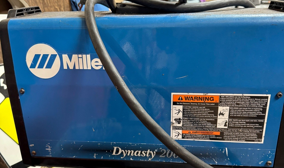 Miller Dynasty 200 SD TIG/Stick welder Steel and Aluminum, AC/DC | eBay