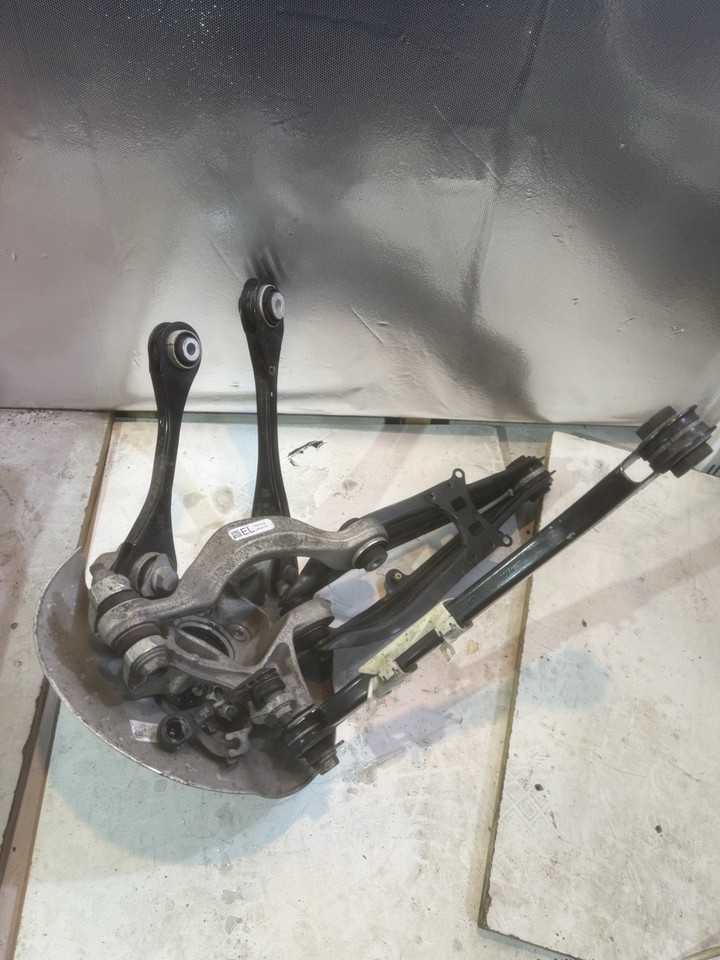 BMW I4 G26 M SPORT REAR LEFT SIDE COMPLETE SUSPENSION WHEEL HUB ARMS ...