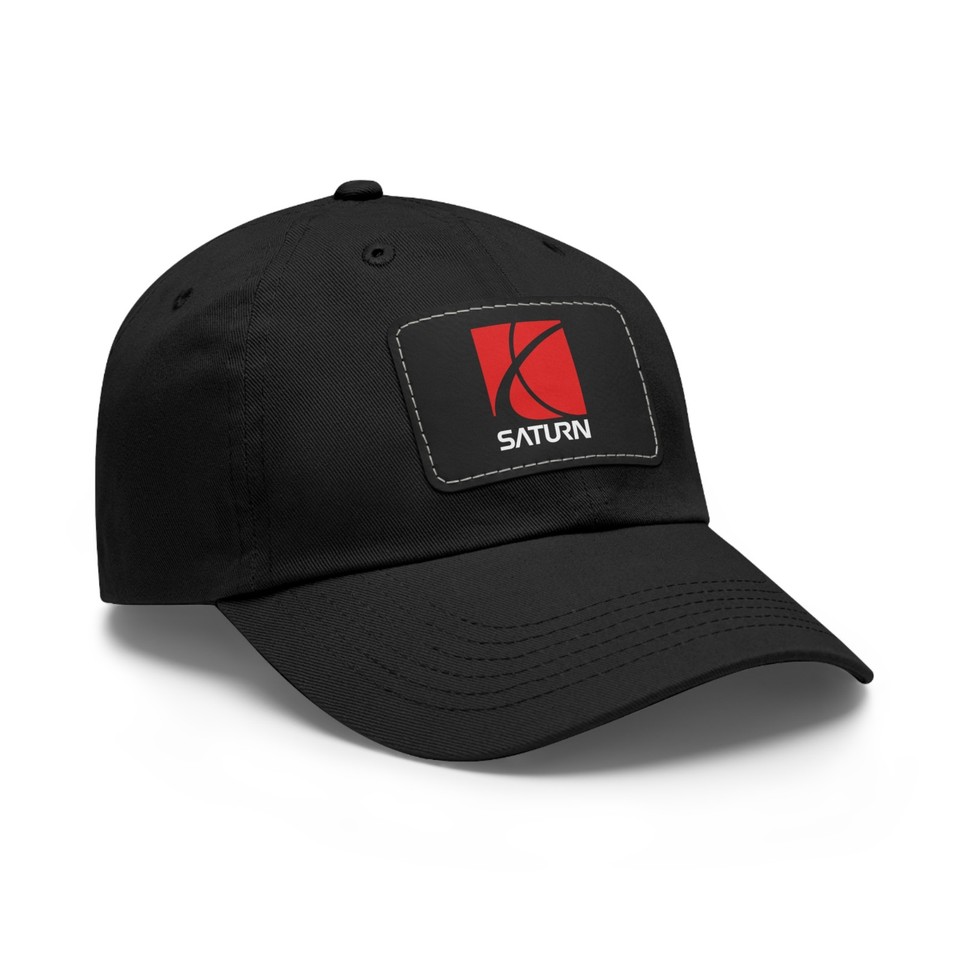 Saturn Car Dad Hat with Leather Patch Adjustable Cap One Size Men Women ...