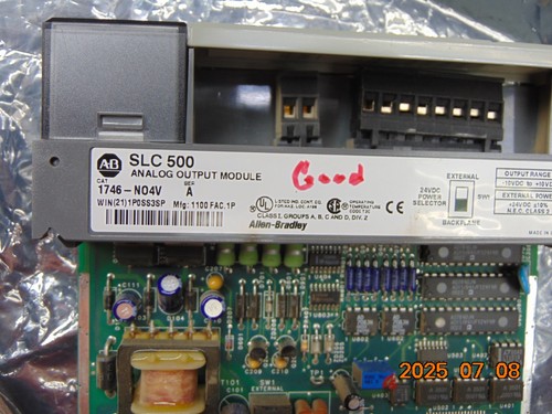 (1) 1746-NO4V SLC 500 PLC Analog Output Module 1746NO4V | eBay