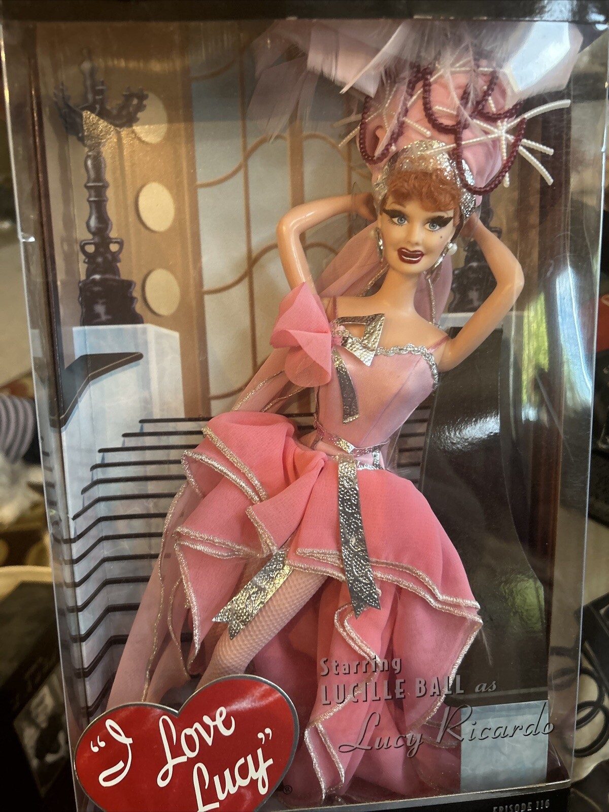 Vintage 2006 NRFB Barbie LUCY RICARDO Doll “I LOVE LUCY "LUCY GETS IN ...