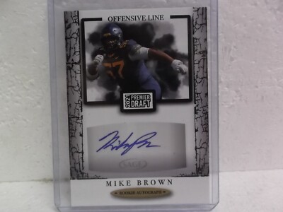 2021 SAGE PREMIER DRAFT MIKE BROWN AUTOGRAPH RC A56 SEE SCANS HNT | eBay