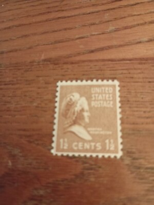 US 1 1/2 Cent Martha Washington Postage Stamp 1938 Scott #805 MNH US104 ...