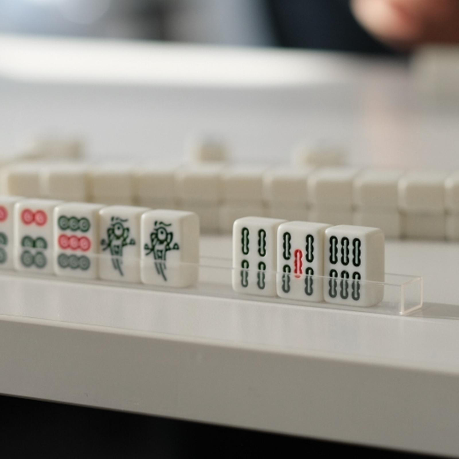 Vintage Chinese Mahjong Set Traditional 144 Tiles Mah-Jong Game Set w ...