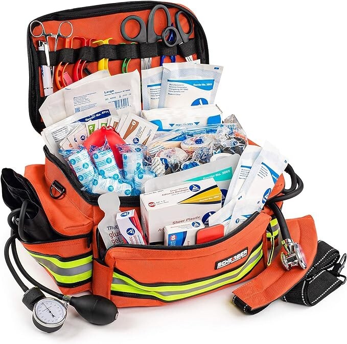 First Responder Bag | Fully-Stocked Professional Essentials EMT/EMS ...