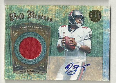 24/25 Josh Freeman 2011 Panini Gold Reserve Auto Patch #3 Bucs | eBay