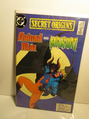 Secret Origins #39 (DC Comics) 1989 Featuring Animal Man/Man-Bat | eBay