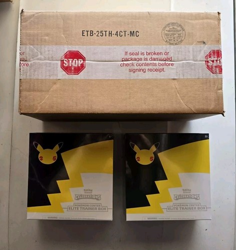 Pokemon Celebrations Elite Trainer Box PC Exclusive - Sealed Case + 2x ...