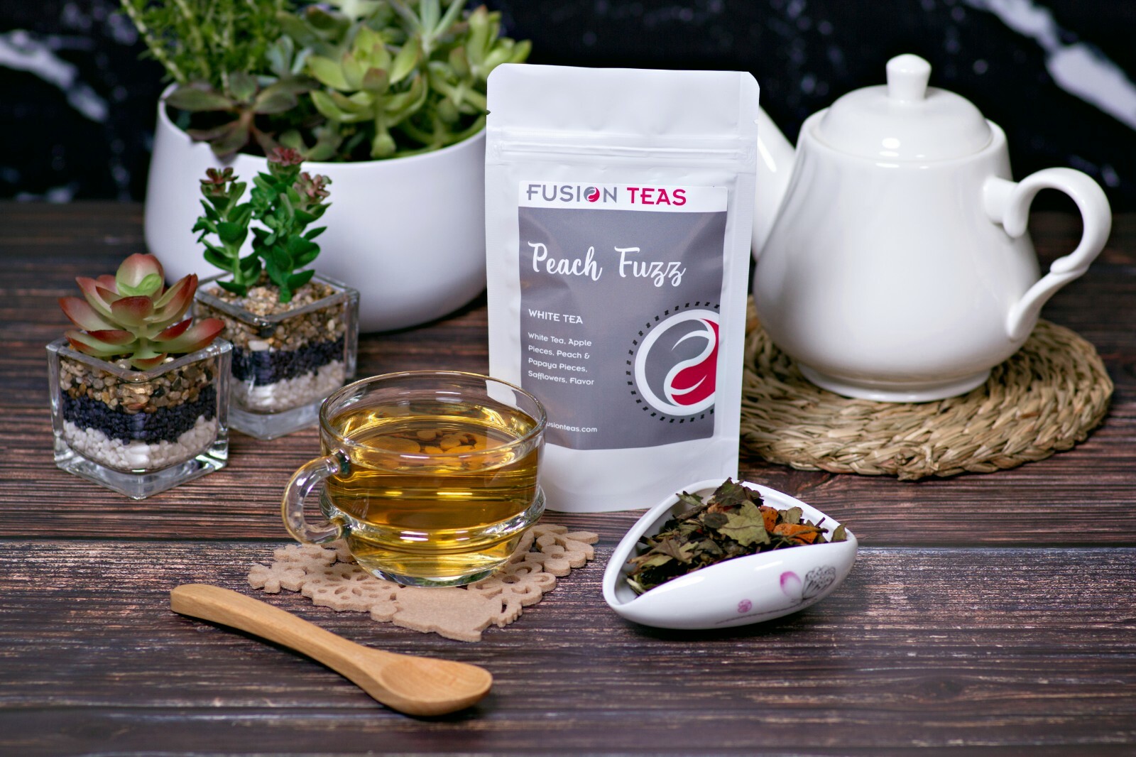 Peach Fuzz White Tea - Premium Loose Leaf Blend - Fusion Teas | eBay