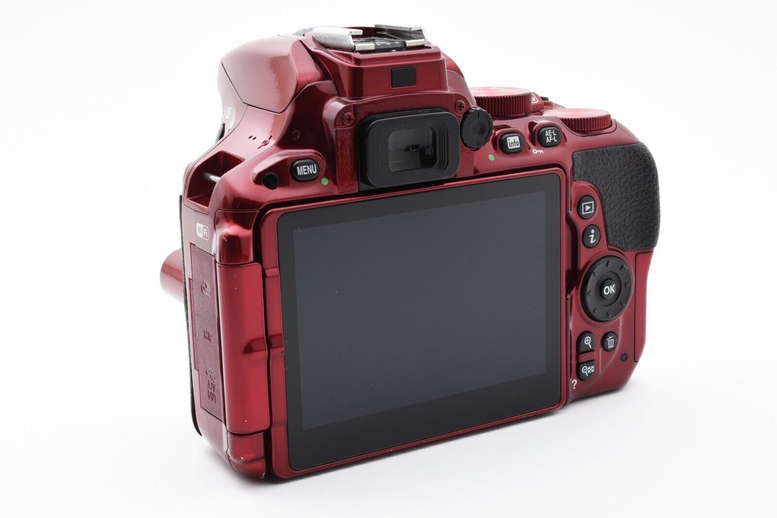 Nikon D D5500 24.2MP Digital SLR Camera - Red (Body Only) for sale ...