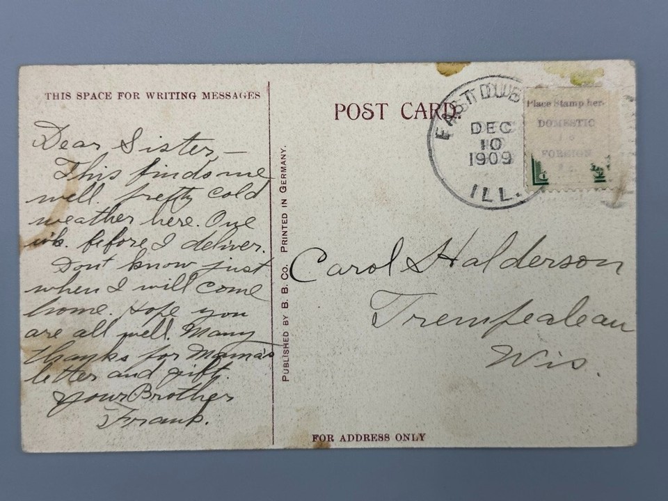 1909 RAILROAD & WAGON BRIDGE Mississippi DUBUQUE Postcard Germany | eBay