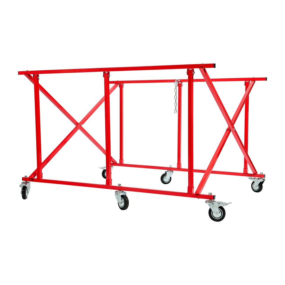 Pickup Bed Dolly Removable Fold Large Auto Body Truck Bed Cart Holds up ...