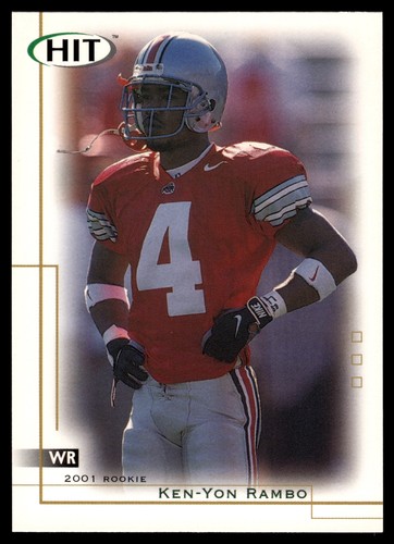 2001 SAGE HIT Ken-Yon Rambo #4 Ohio State Buckeyes Football Card | eBay
