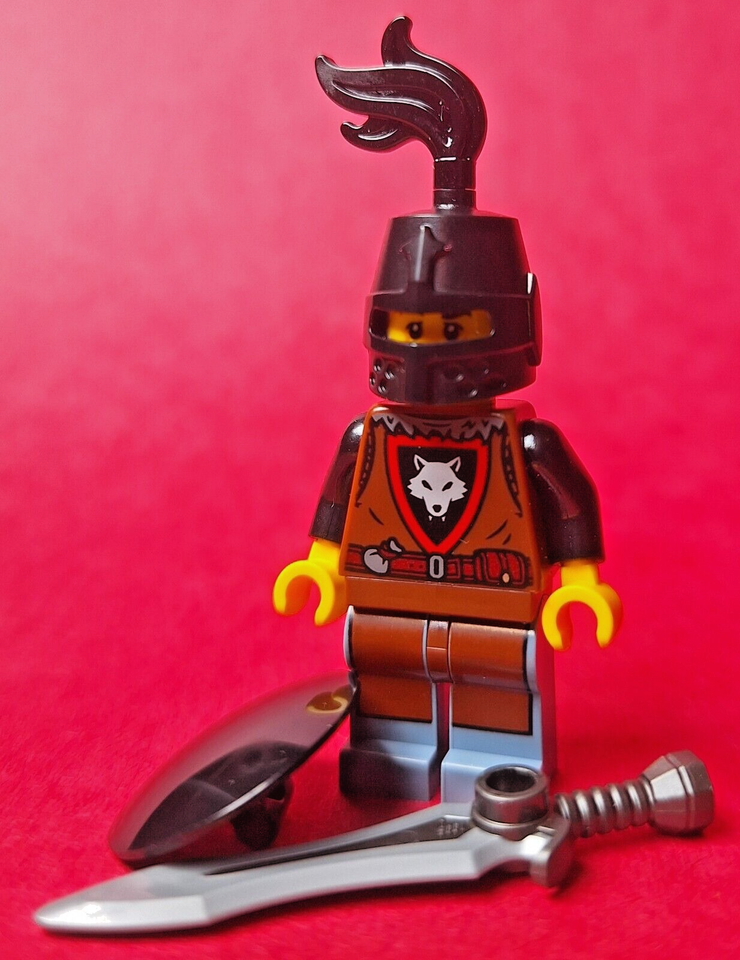 LEGO Wolfpack army Castle MINIFIGURE knights soldier 10305 10332 31168 ...