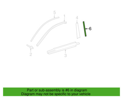 2007-2011 Toyota Camry Stripe Front Door Upper & Lower 75975-06010 ...