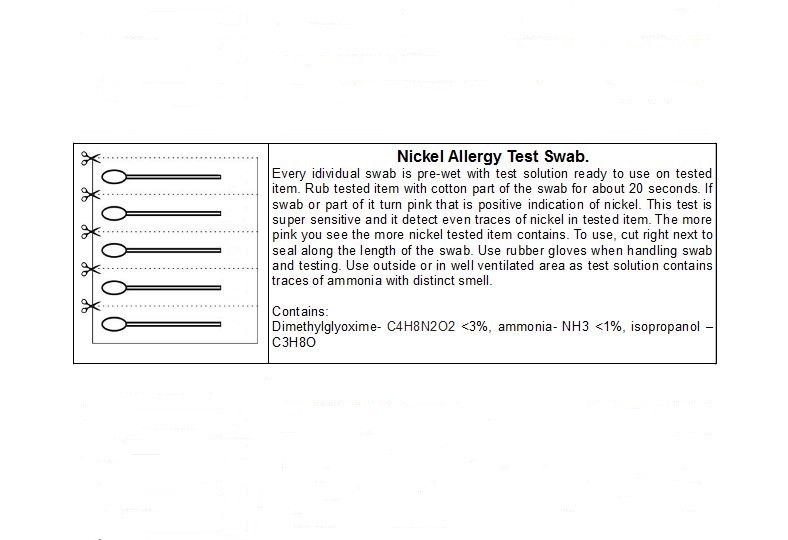 Nickel spot test - Nickel allergy tester | eBay
