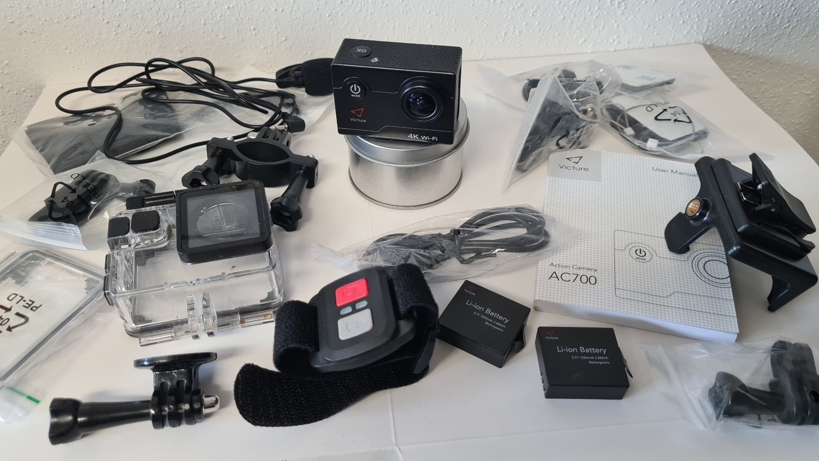 Victure AC700 Action Cam, 16MP, 4K, WiFi - wenig genutzt | eBay.de
