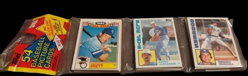 1984 Topps Rack Pack Pack Darryl Strawberry, GEORGE BRETT Fernando ...