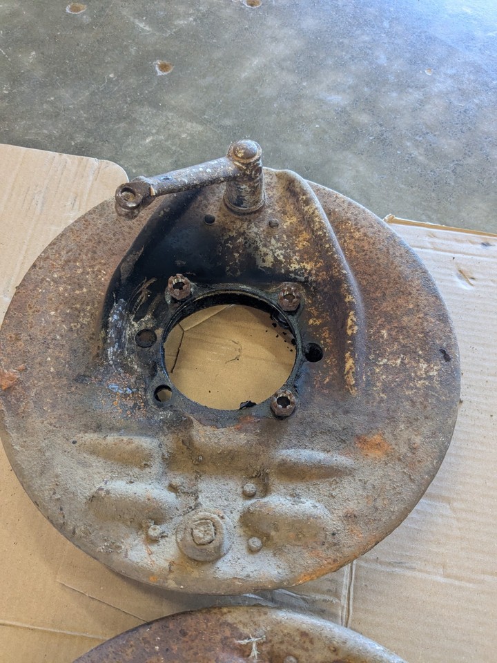 1932 1933 1934 Ford Rear Brake Backing Plates With Grease Cups Pair ...