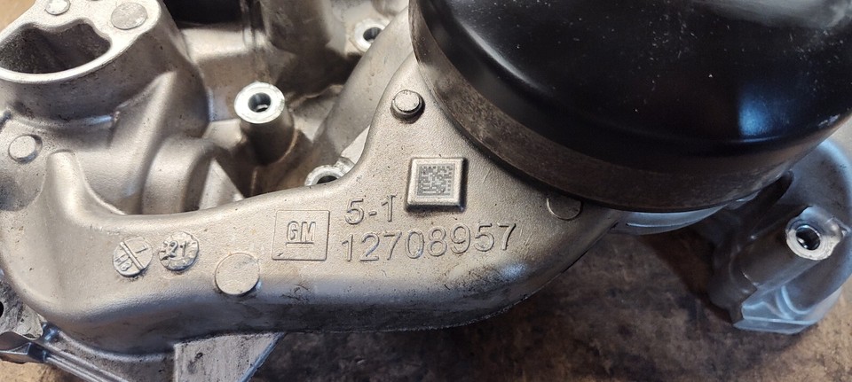 Engine Water Pump ACDelco GM Original Equipment 12708893 Used 12708957 ...