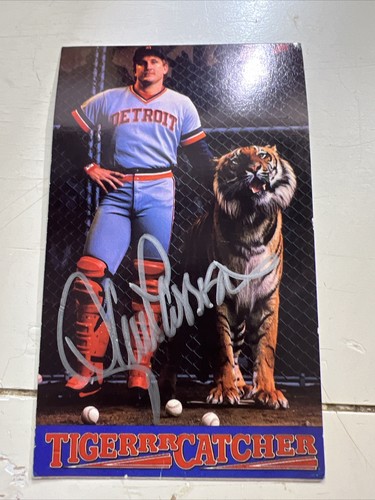 1985 Nike Promo Card LANCE PARRISH Tiger Catcher Detroit Tigers ...