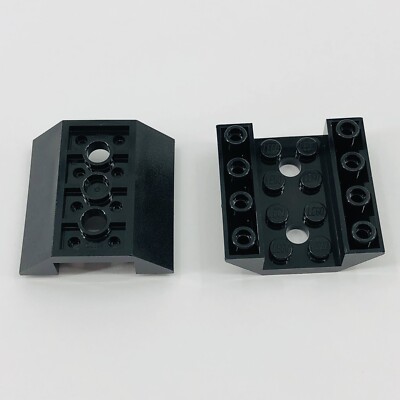 72454 LEGO Parts Slope Inverted 45 4x4 Double w/ 2x4 Cutout w/ 2 Holes ...