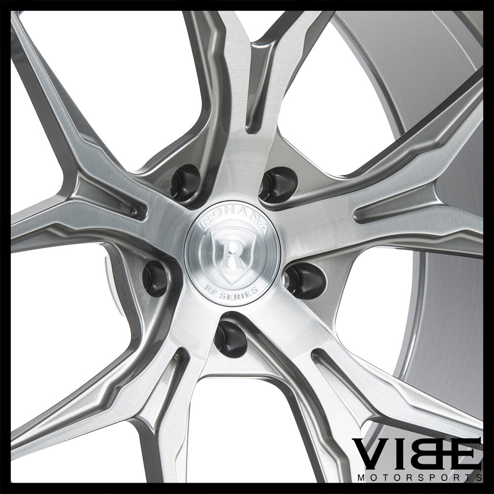 19" ROHANA RFX5 TITANIUM FORGED CONCAVE WHEELS RIMS FITS BENZ W212 E350 ...
