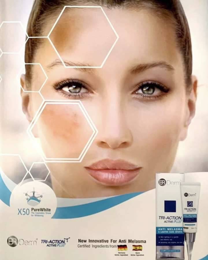 BR Derm Anti Melasma Cream + Whitening Cream Anti Wrinkles Dark Brown ...