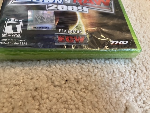 WWE Smack Down vs. Raw 2009 Featuring ECW Xbox 360 -New Sealed - CIB ...