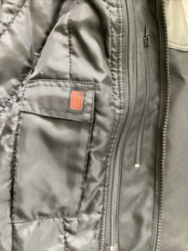 Pre-Owned Men's Texport Motorcycle Riding Jacket Sz. M Black Removable ...