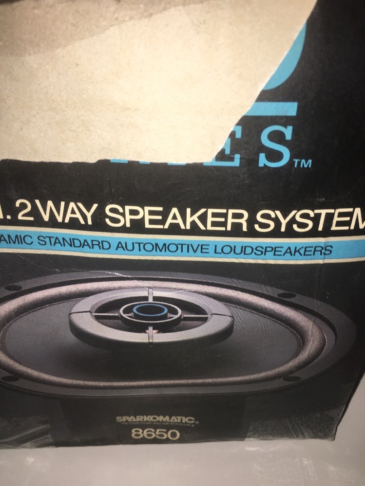 sparkomatic 8000 series 6 1/2 in 2 way speaker system | eBay