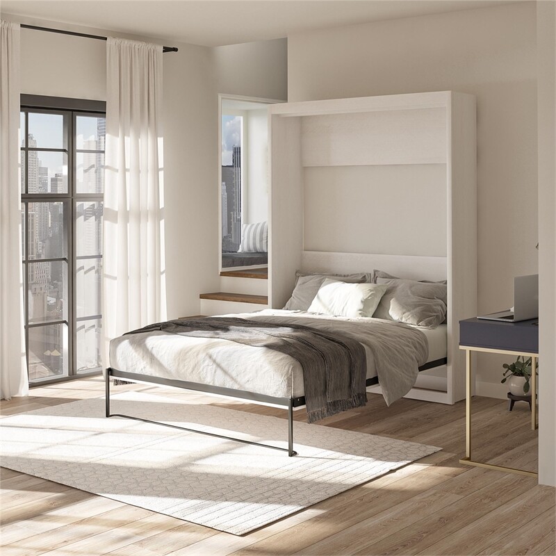 Signature Sleep Queen Murphy Wall Bed - Ivory Oak for sale online | eBay