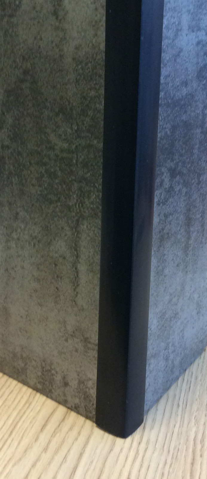 Black Trims For 5mm Bathroom Wall Panels Shower Cladding PVC Trims 2.6m ...