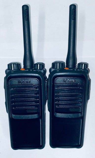 Set Of (2) HYTERA PD702 U(1) Two Way RADIO UHF 400-470Mhz W/ Ant Clip ...