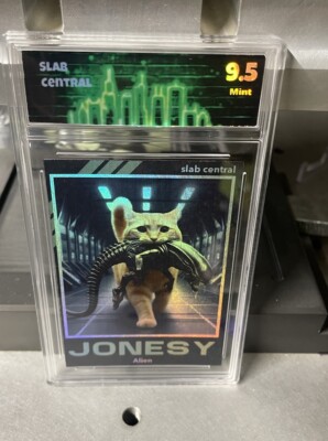 Jonesey From Alien Foil Novelty card graded 9.5 Slab Central | eBay