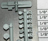 Detail Associates 1025 HO Scale Ditch Light- SP -- High Type w/MU Stand ...