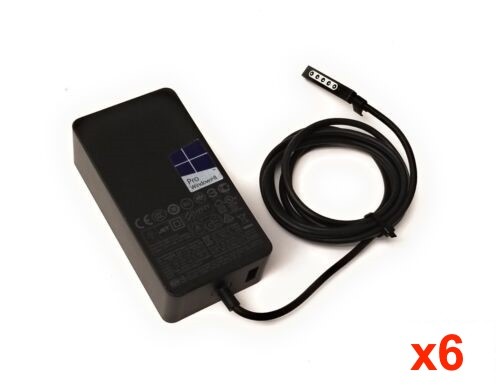 Lot of 6 Genuine Microsoft 1536 AC Power Adapters 48W 12V 3.6A Surface ...