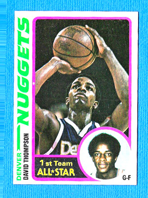 DAVID THOMPSON, DENVER NUGGETS 1978-79 TOPPS CARD #100 - NRMT | eBay