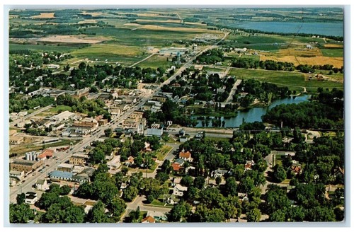 c1960 Aerial View Exterior Building Pelican Rapids Minnesota MN Vintage ...
