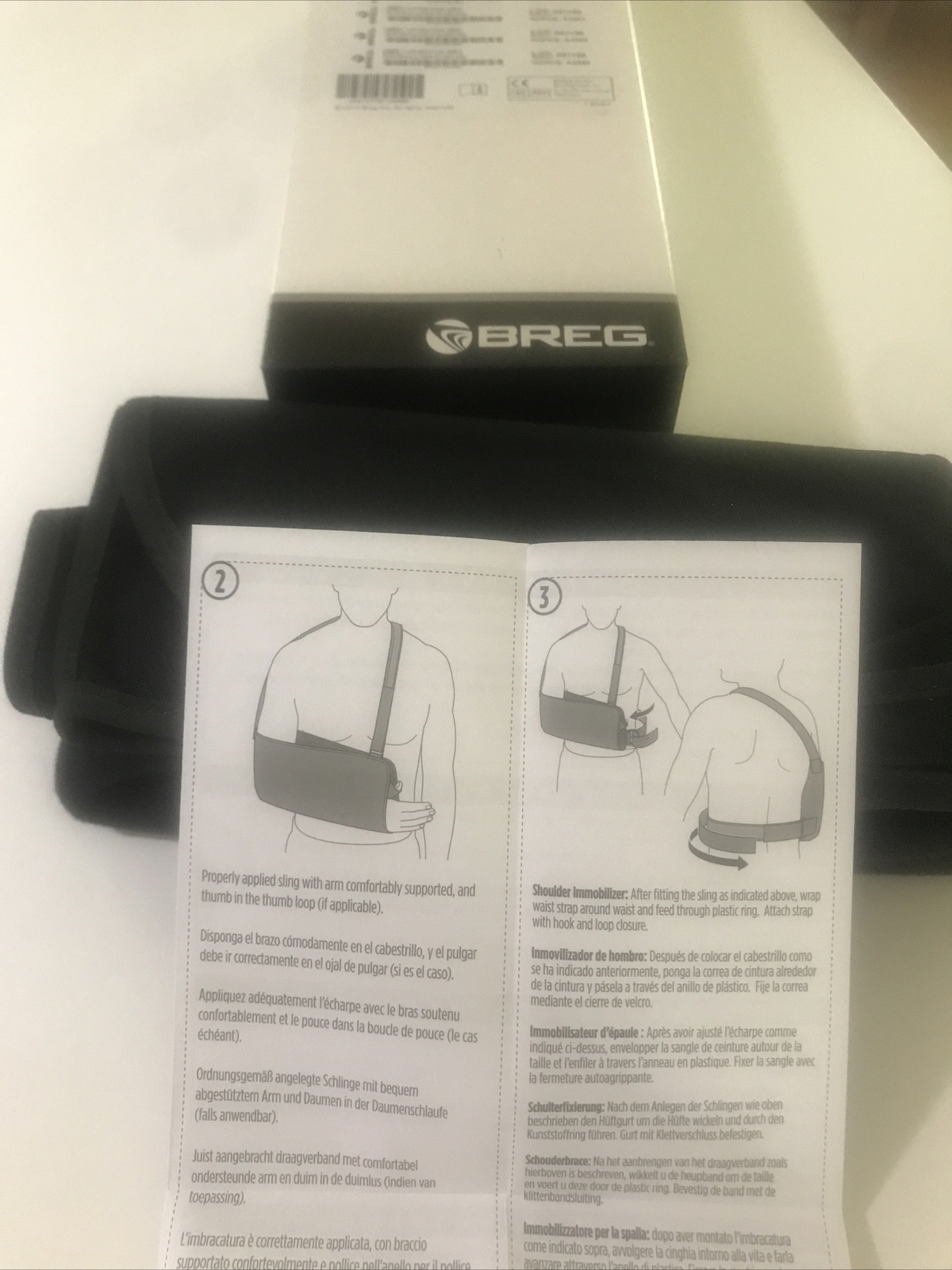 Set of 2-🇺🇸Breg Deluxe Shoulder Sling XXL | eBay
