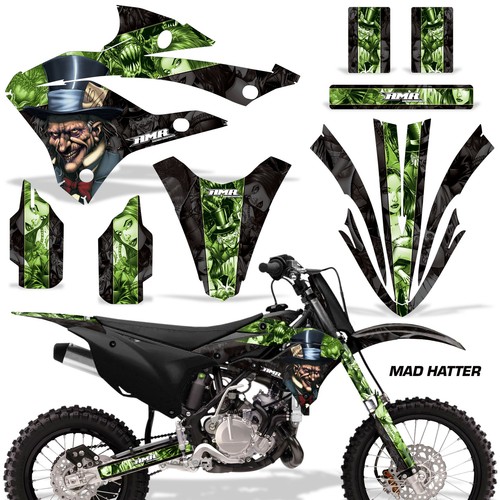 Dirt Bike Decal Graphics Kit Sticker For Kawasaki KX85 & KX112- 22 -Up ...