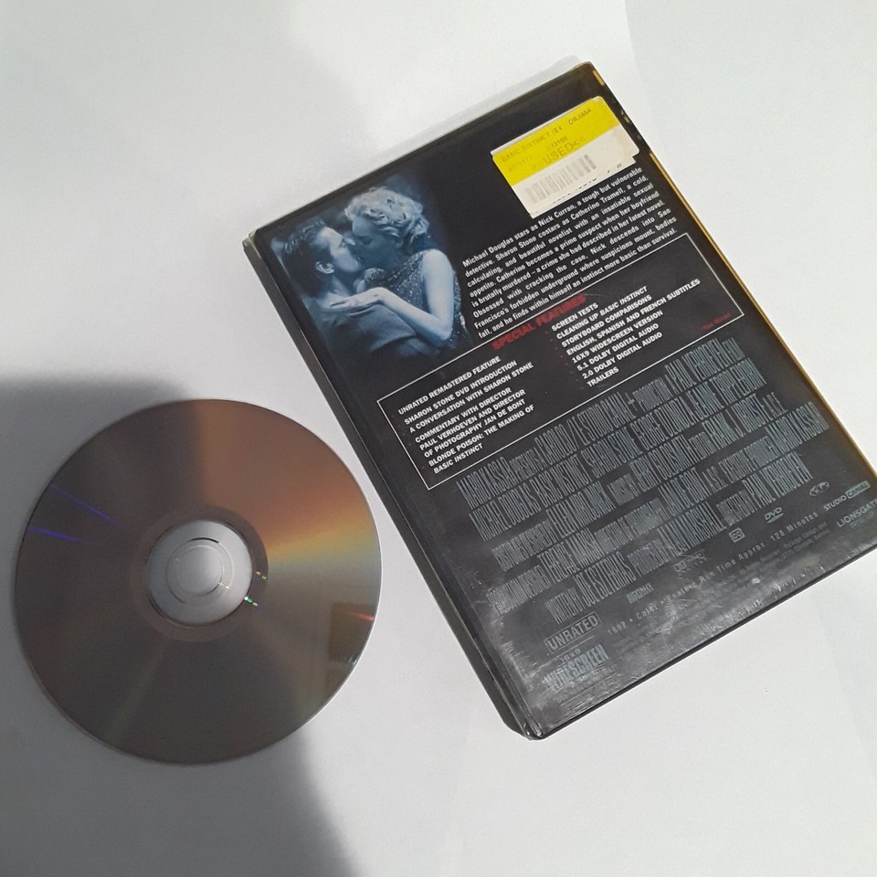 BASIC INSTINCT - 1992 DVD - ULTIMATE EDITION - WIDESCREEN - UNRATED | eBay