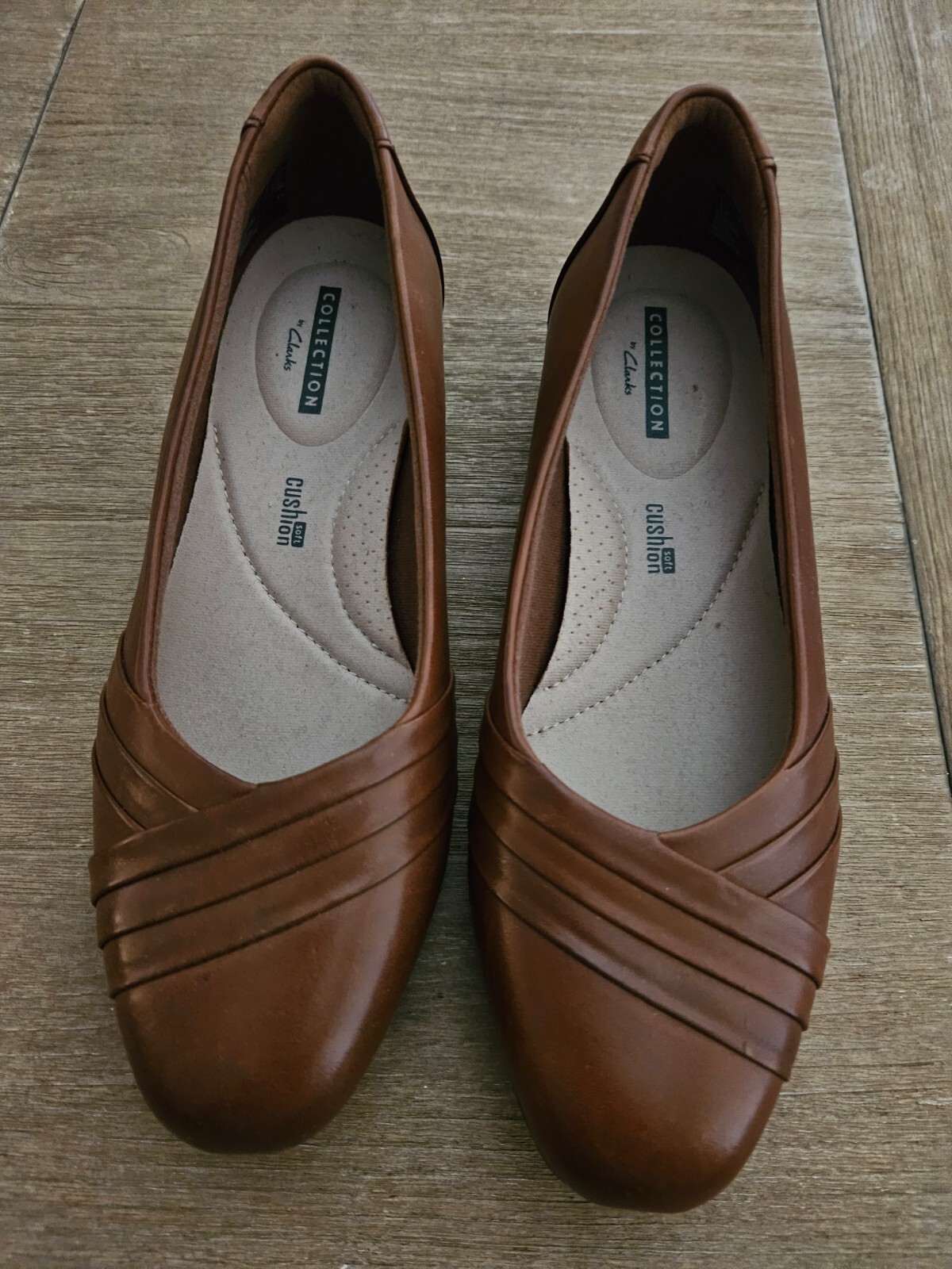 Clarks Juliet Petra Low Heel Flat Tan 6W NWT incl Shoe Container Box | eBay