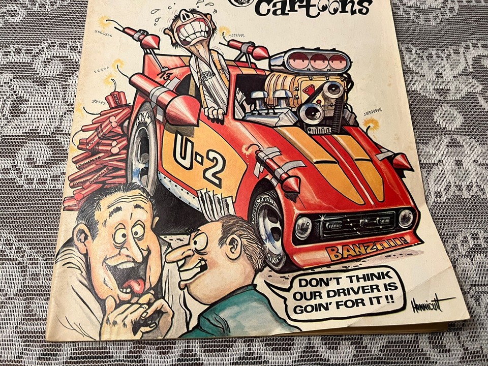 Drag Cartoons Magazine September 1972 Drag Racing Comics Issue | eBay