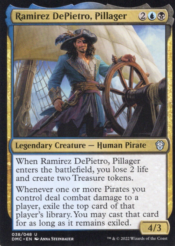 4X RAMIREZ DEPIETRO, PILLAGER 038/048 COMMANDER DOMINARIA UNITED MTG ...