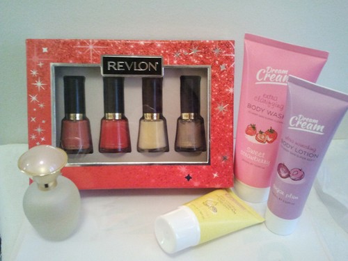 Revlon Nail Enamel set of 4 , Avon Fragrance & Hand cream, Body cream ...