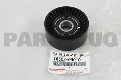 166030R010 Genuine Toyota PULLEY SUB-ASSY, IDLER, NO.1 16603-0R010 | eBay
