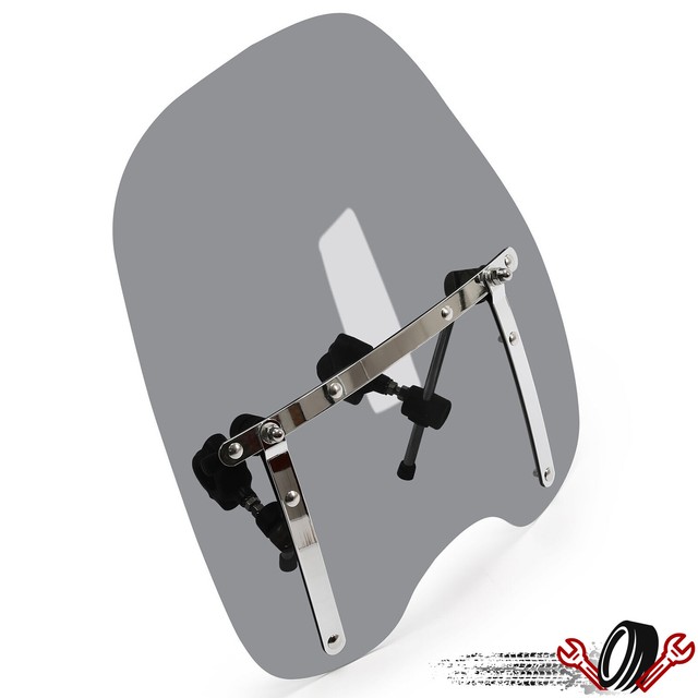 18x16 Smoke Windshield for Harley Heritage Springer Sportster Dyna ...